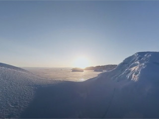 Sea Level Change: Multimedia - Video: Bird's eye view of an iceberg